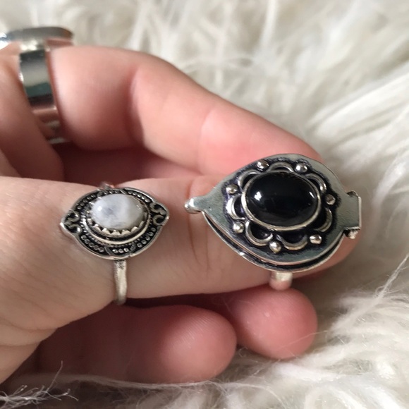 Jewelry | Poison Pill Box Stash Locket Ring | Poshmark